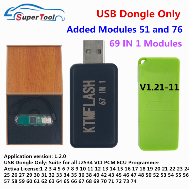 SM2 PRO J2534 VCI PCM ECU Programmer Dongle 69 IN 1 ECU Programmer Data ...