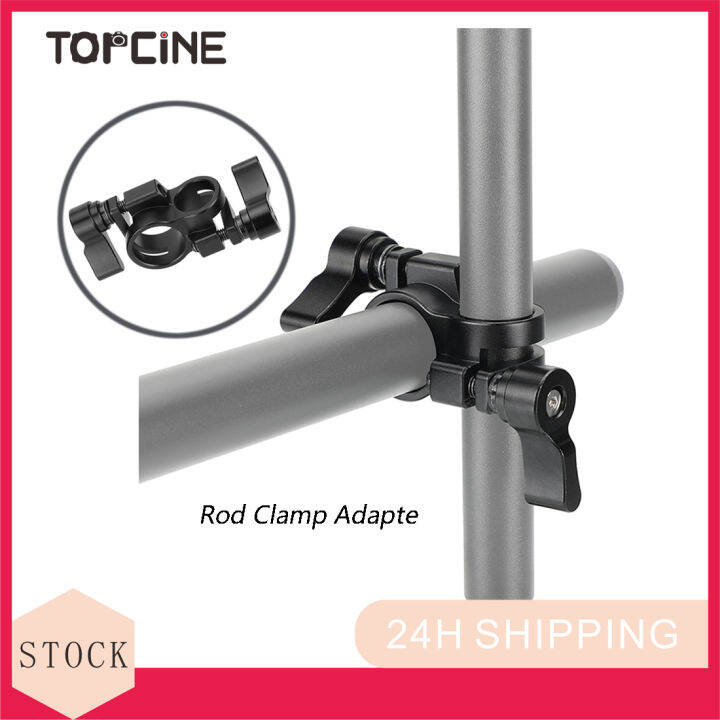 TOPCINE 90-Degree 15mm To 19mm Rod Clamp Adapter Perpendicular ...