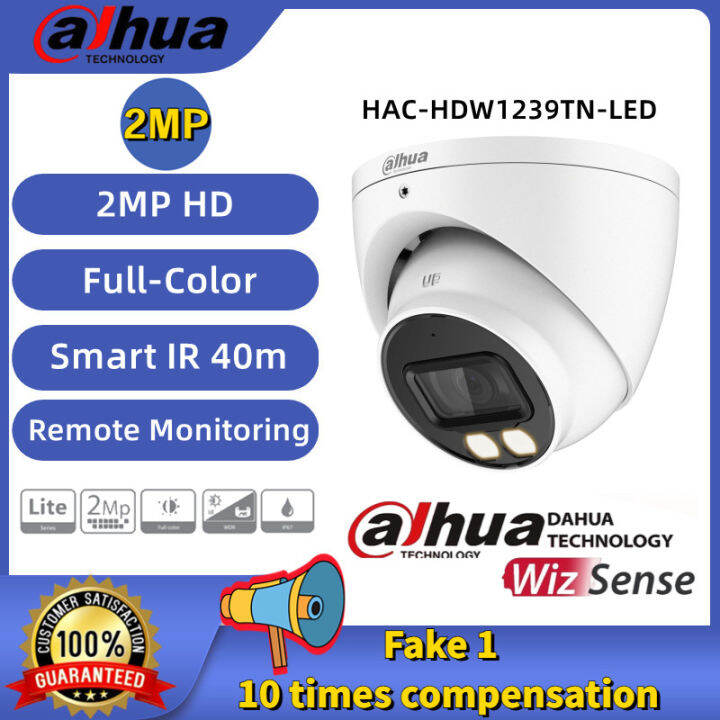 Dahua CCTV Camera 2MP Full-Color Smart IR 40m Security Camera Eyeball Camera Analog Camera ...