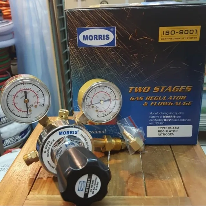 Morris regulator nitrogen 96-15m - gas regulator flowgauge 96 morris ...