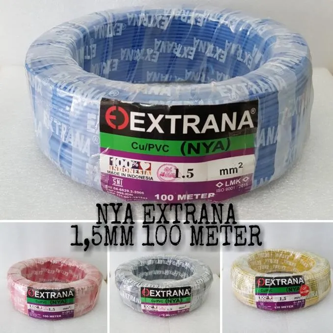 Kabel Listrik/Nya Extrana 1,5Mm 100 Meter | Lazada Indonesia