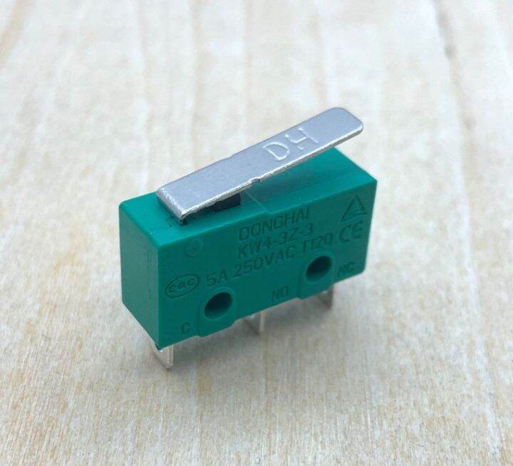 Micro-switch KW4-3Z-3 small travel limit switch 3-3 pin roller with handle 5A250V key switch ...