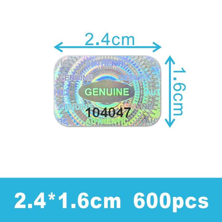 GENUINE Hologram Security Tamper Evident Laser Proof Warranty VOID ...