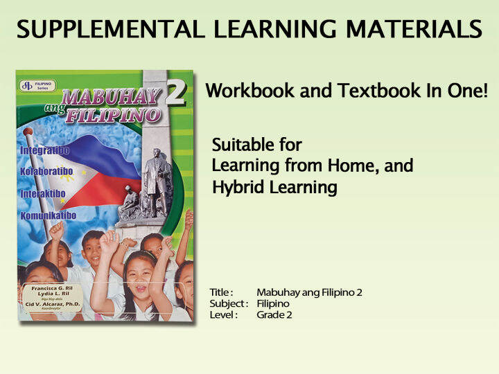 FILIPINO TEXTBOOK Mabuhay ang Filipino Grade 2 (Elementary Series ...