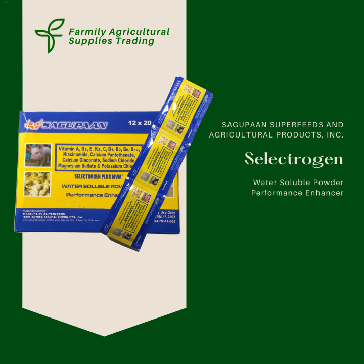 Sagupaan Selectrogen Plus MVM (Multivitamins + Electrolytes) Water ...