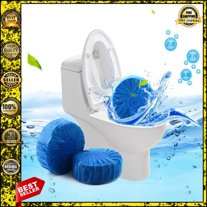 Original Automatic Bleach Toilet Bowl Cleaner Stain Remover Blue Tab ...
