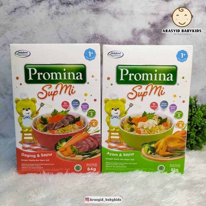 Promina Sup Mie Ayam Sayur Dan Daging 84gr | Makanan membantu ...