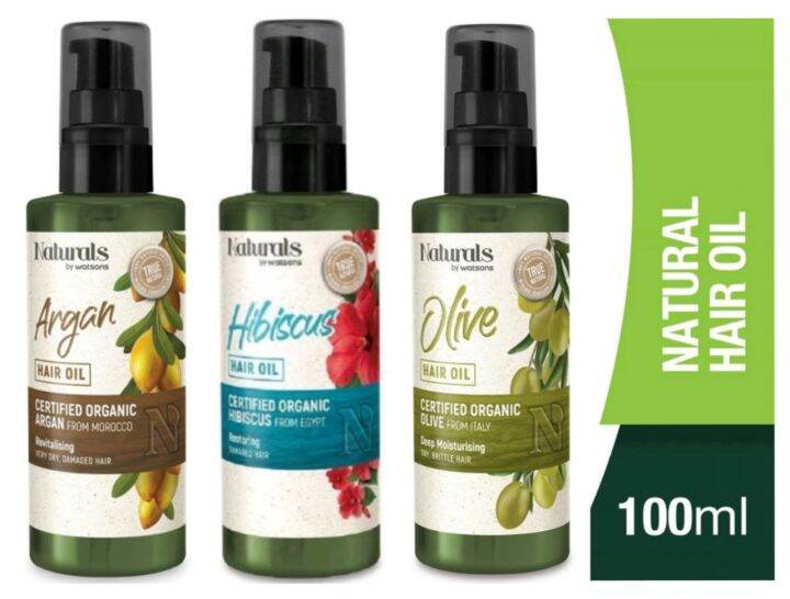 Natural by Watson Hair Oil | Minyak Rambut Naturals Watsons 100ml | Lazada