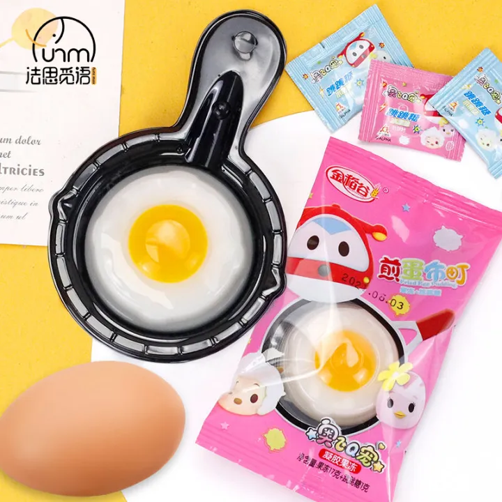 Fasimiyu 🍳 ชุดDIY (พร้อมส่ง) เยลลี่ไข่ดาวอร่อย ทานได้ค่า🍳ปลอดภัยต่อเด็ก เล่นได้สมจริง มีเสียง ...
