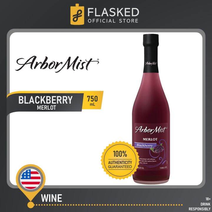 Arbor Mist Blackberry Merlot Red Wine 750mL | Lazada PH