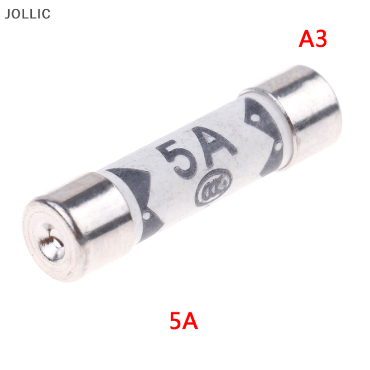 JOLLIC Ceramic fuse for multimeter 6mm×25mm BS1362 1A 3A 5A 10A 13A Amp 250V | Lazada PH