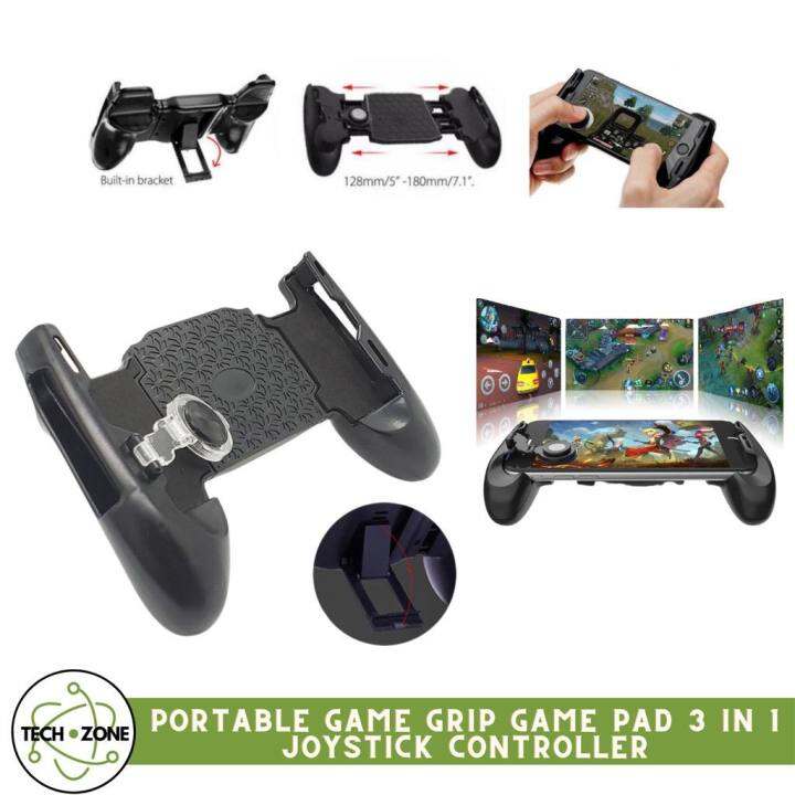 Portable Game Grip Game Pad 3 in 1 Joystick Controller | Lazada PH