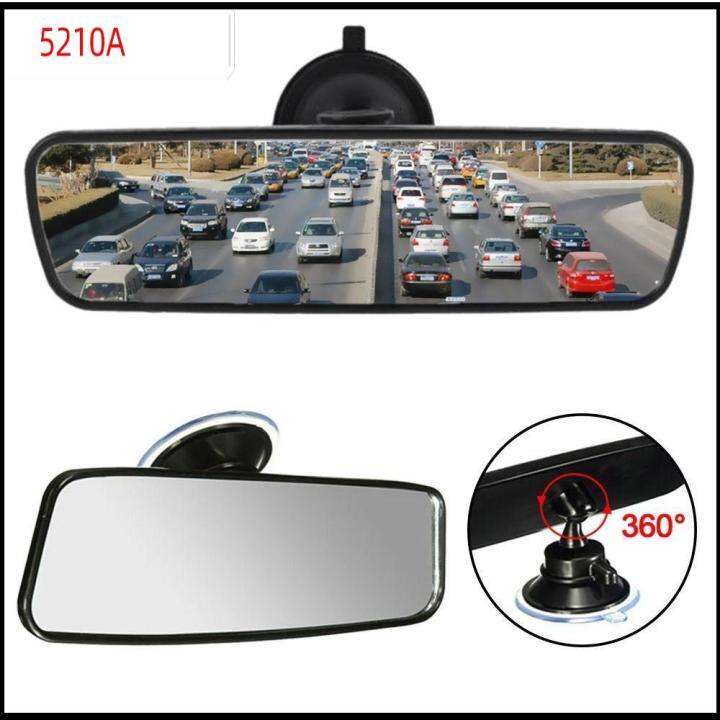 5210A มุมมองด้านความปลอดภัย กระจกมองหลัง พร้อมถ้วยดูด กระจกย้อนกลับเสริม อุปกรณ์เสริมรถยนต์ ...