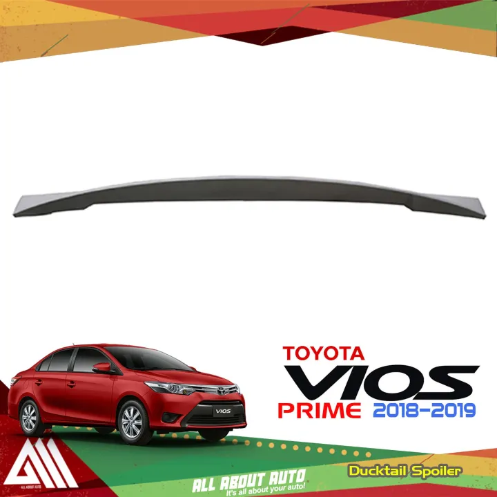 Toyota Vios Prime 2018-2019 Trd Ducktail Spoiler (Unpainted) | Lazada PH