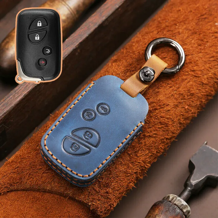 Retro Leather Car Remote Key Fob Case Cover For Lexus ES350 GS300 GS350 ...