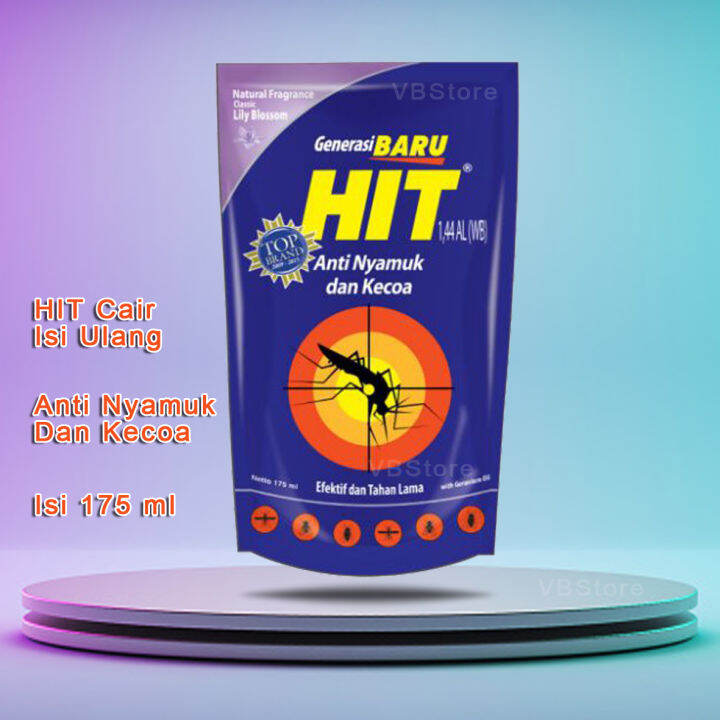 Hit Cair Refill Isi Ulang Anti Nyamuk Dan Kecoa 175ml | Lazada Indonesia