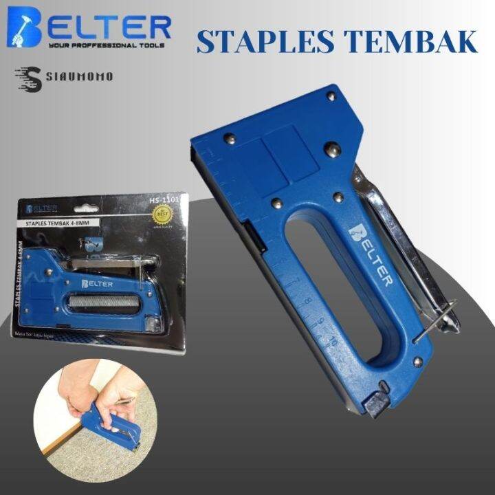 Staples Tembak Ukuran 4-8MM & 4-14MM Tacker Stapler Jok Staples dan Isi ...