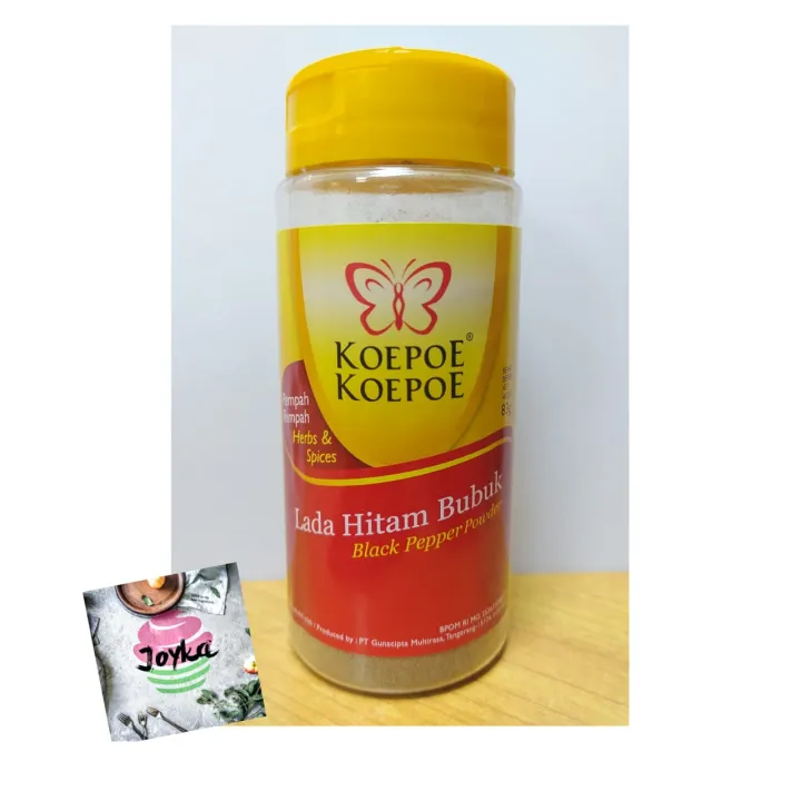 Lada Hitam Bubuk koepoe-koepoe 83g | Lazada Indonesia