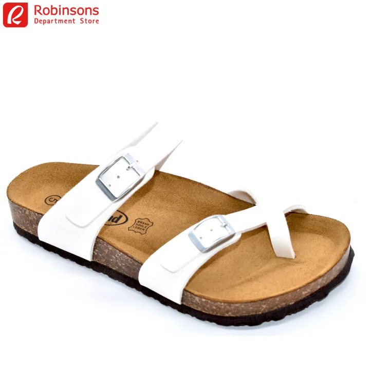 Outland Ladies 19608 Auckland Sandals (White) | Lazada PH