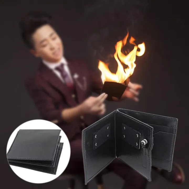 Magic Trick Gimmick Flame Fire Wallet Magician Stage Show V2L9 | Lazada PH