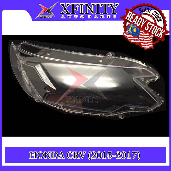 HONDA CRV 15 16 17 HEADLAMP COVER / HEADLIGHT COVER / HEADLAMP LENS ...