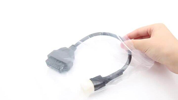 Diagnostics 6 Pin to OBD2 16 Pin Adaptor Cable for Benelli Motorcycle ...