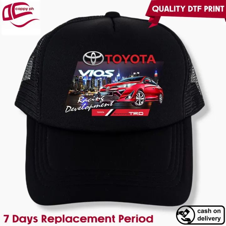 Toyota Vios Cappy PH Customized Mesh Cap Adjustable Net Cap Trucker Cap ...