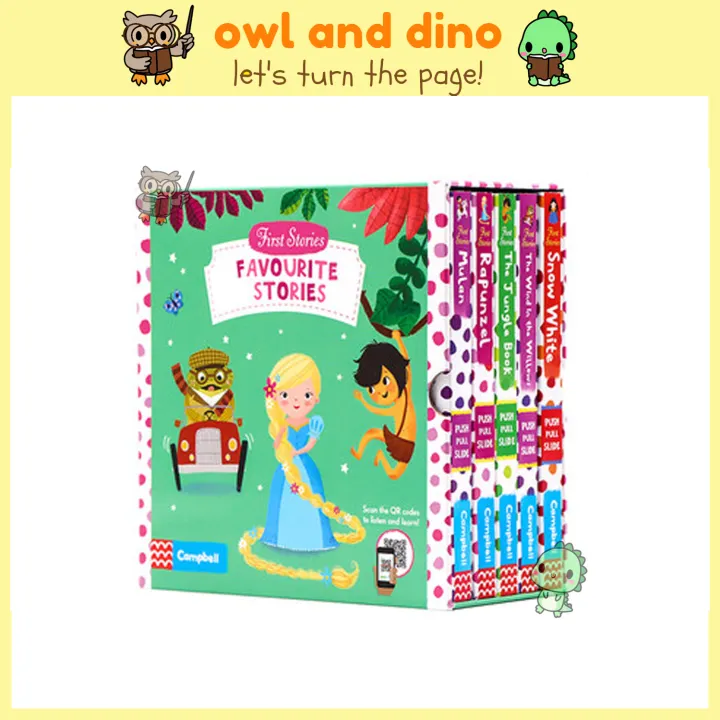 Favorite Stories Boxed Set(5pc First Stories Interactive Boardbooks ...