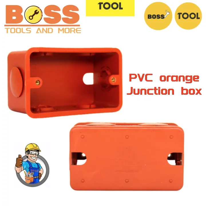 PVC orange Junction box, Utility box, Junction box cover for electrical ...