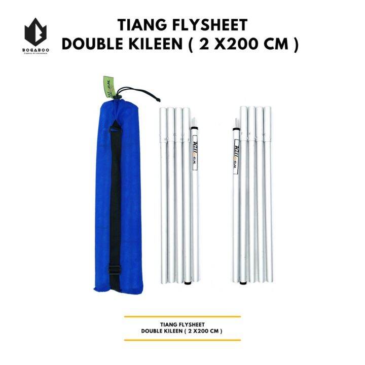 Tiang Flysheet Killen Zinc Alloy Model Double 2 x 200 cm Ultralight ...