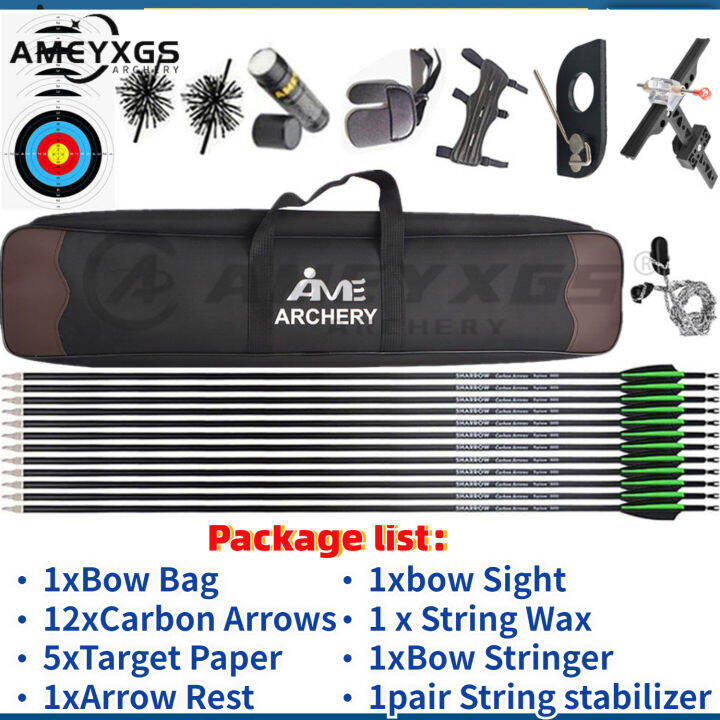 AMEYXGS Recurve Bow Accessories Set Get Ready To Use Your Bow | Lazada PH