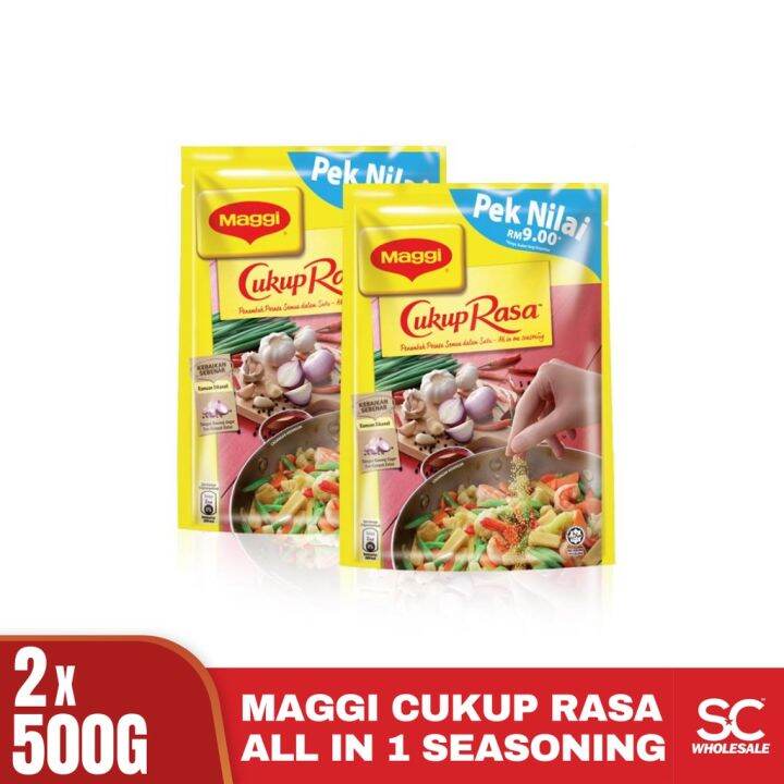 MAGGI Cukup Rasa All In One Seasoning 500g x 2 | Lazada