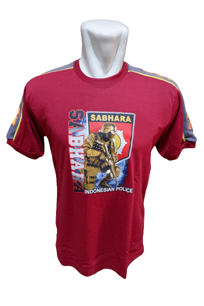 Kaos Kombinasi Logo SABHARA - Merah | Lazada Indonesia