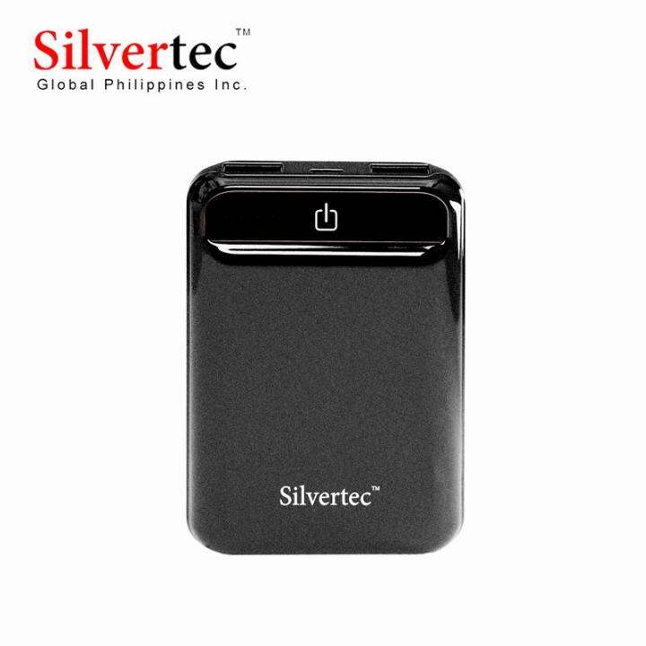 SILVERTEC PB-106 10050MAH 2.4A/2-USB OUTPUT POWERBANK | Lazada PH