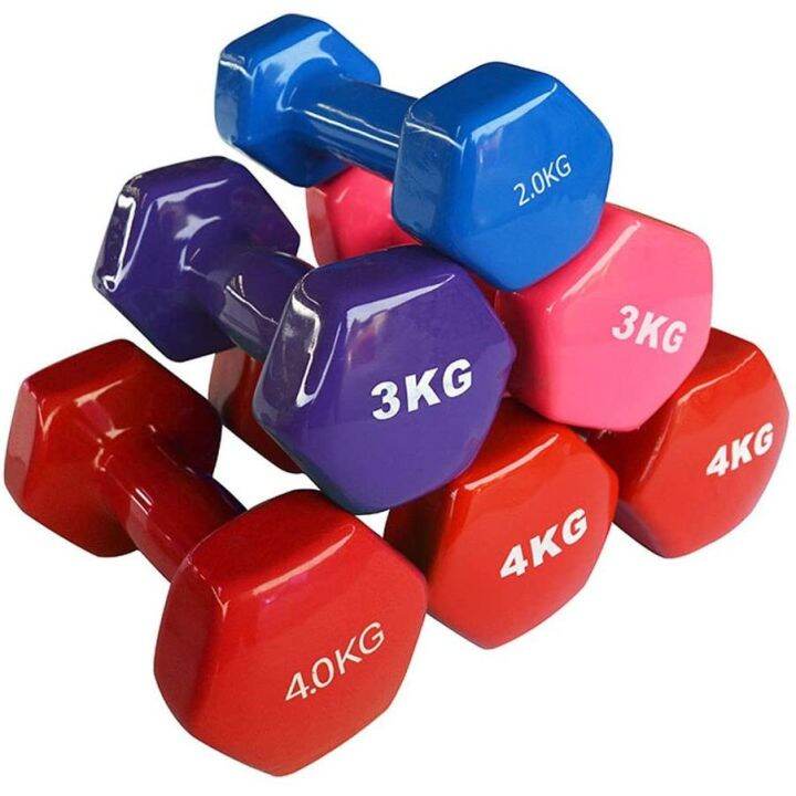 3KG Dumbbell 4kg Dumbbell 3KG Dumbell 4KG Dumbell Hexagon Weight ...