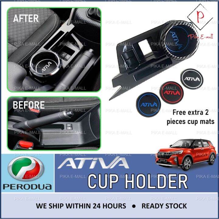Perodua Ativa Center Cup Holder Coins Organizer Ativa Car Accessories ...