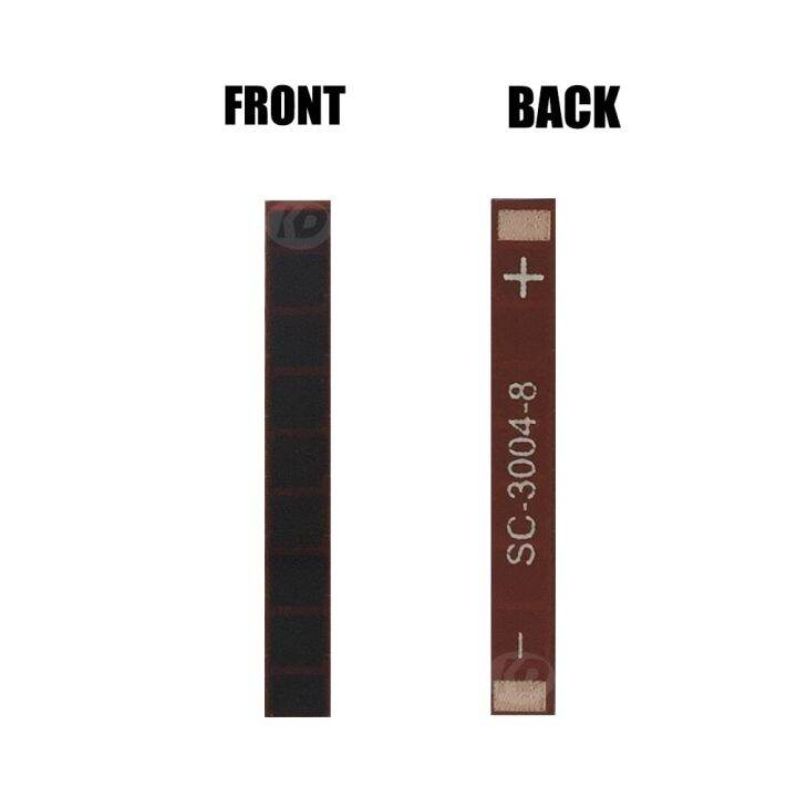 3V 1μA 30×4mm indoor dim light Solar Panels Solar Cells amorphous solar ...