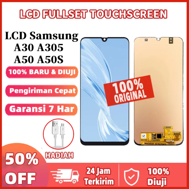 【Garansi】LCD Samsung Galaxy A30 A305 A50 A50s Fullset Touchscreen 100% ...