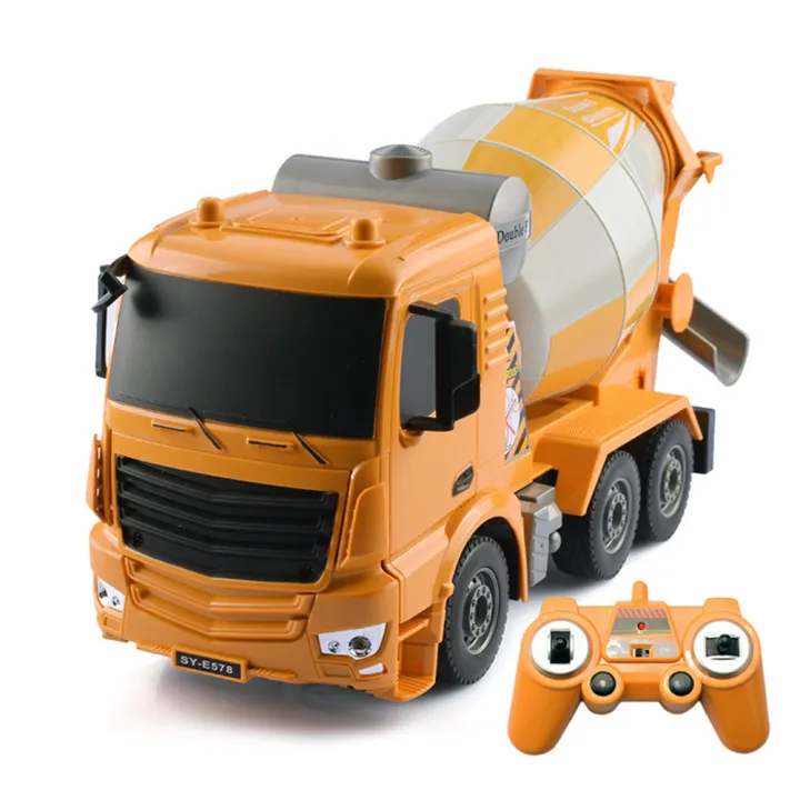 2.4ghz Wireless Remote Control Cement Mixer Truck Toys Simulation ...