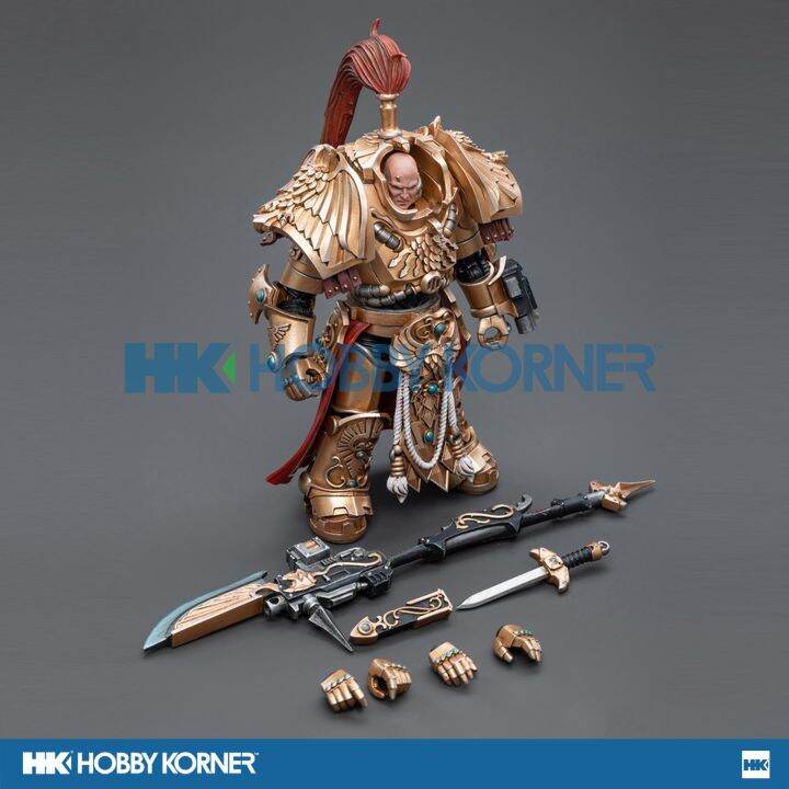 (PRE-ORDER) JOYTOY 1/18 Scale JT3914 Adeptus Custodes Shield-Captain in ...