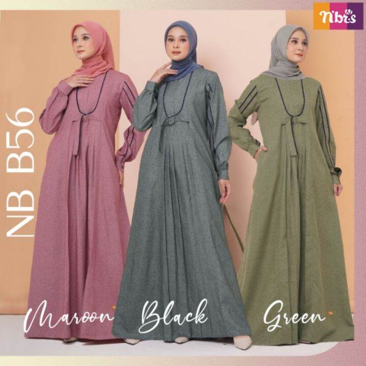 BAJU GAMIS NIBRAS NB B56 | Lazada Indonesia