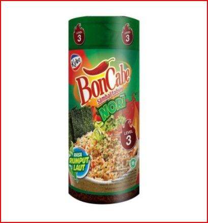 Bon Cabe Nori Level 3 Botol 35g Indonesia Spicy Chili Seaweed Flakes ...