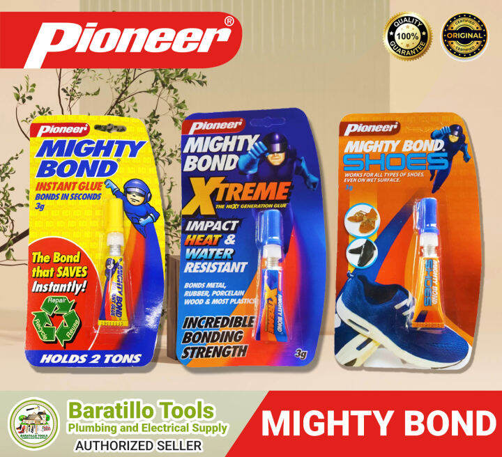 PIONEER Mighty Bond Instant Glue Original / Extreme / Shoes - 3g ...