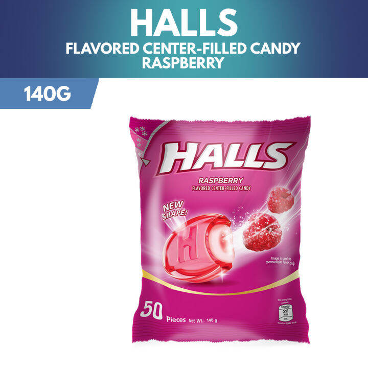 Halls Raspberry Flavored Center-Filled Candy 50 Pcs. | Lazada PH