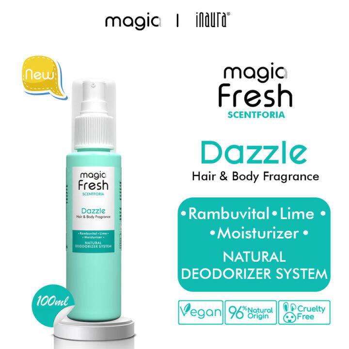 Inaura Magia Fresh scentforia Dazzle 100ml Parfum Rambut dan badan ...