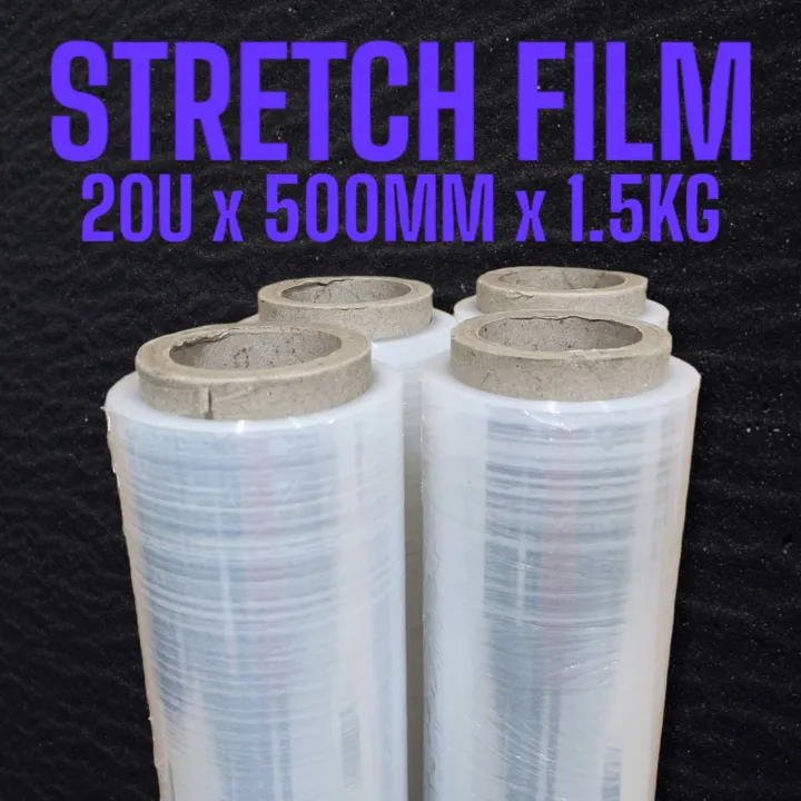 Stretch Film 1.5kg 20 Microns 50MM | Lazada PH