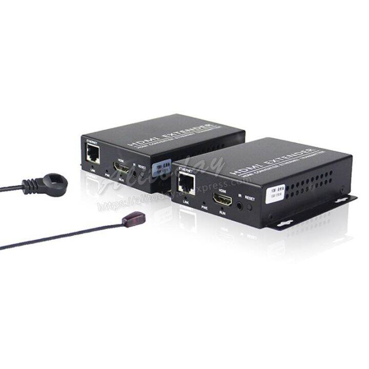 HDMI extender network extension with IR 120m over Cat5/Cat5e/Cat6 Rj45 ...