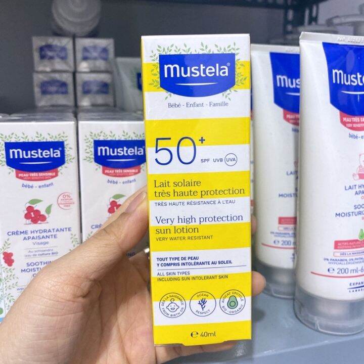 Kem Chống Nắng Cho Trẻ Sơ Sinh & Em Bé Mustela SPF 50+ 40ml - SẢN PHẨM ...
