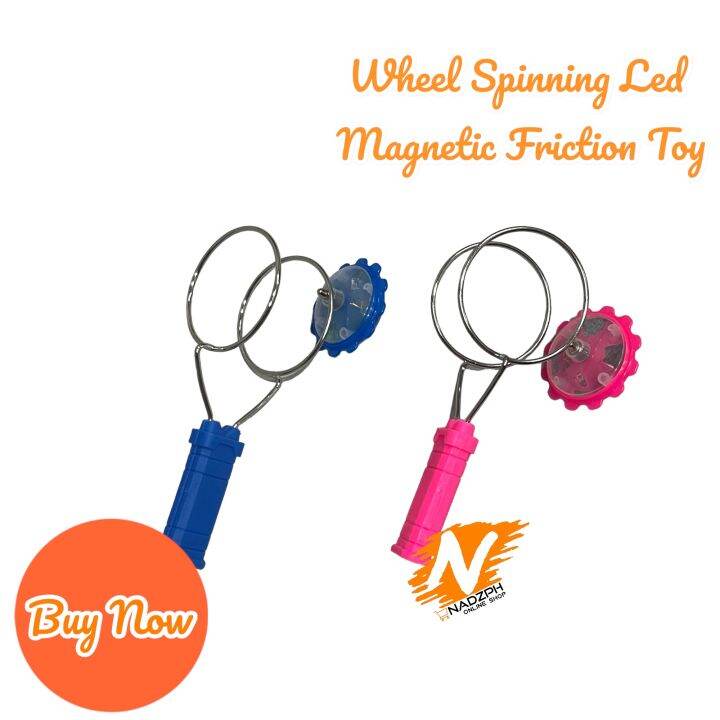 Magnetic Gyro Spin Toy Led Roller Handle Wheel Gyro Spin Toy | Lazada PH