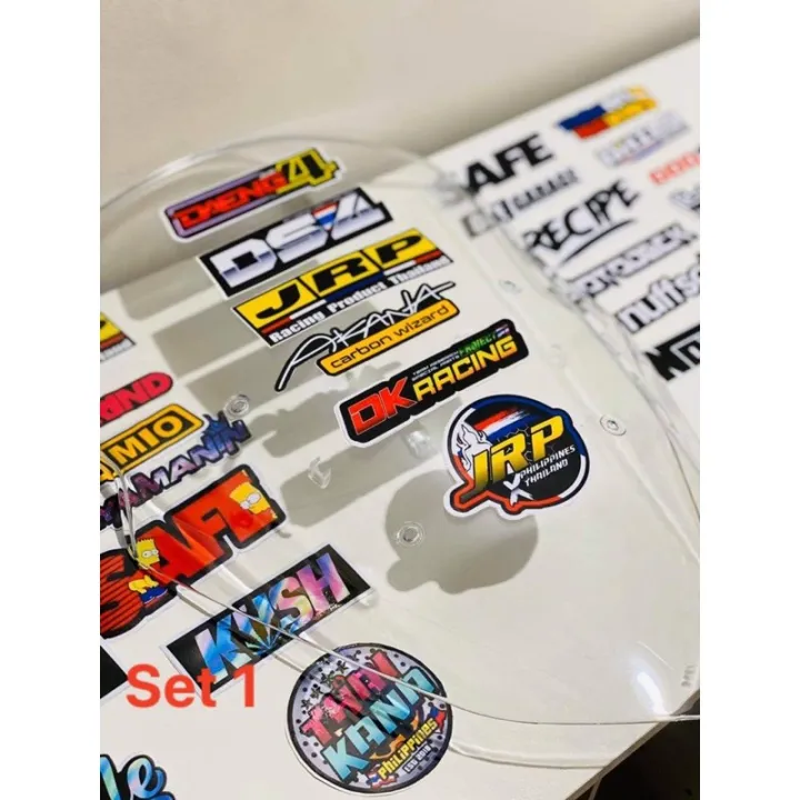 Nmax V1 V2 visor/windshield BM thailand with premium thai stickers ...